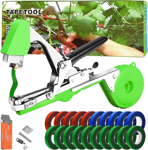 Plant Tying Machine Gardening Plant Vine Tying Tool with 20 Rolls of ...