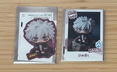 My Hero Academia Dabi Cup 5th Anniversary THE 8-cut Sticker Snap Card ...