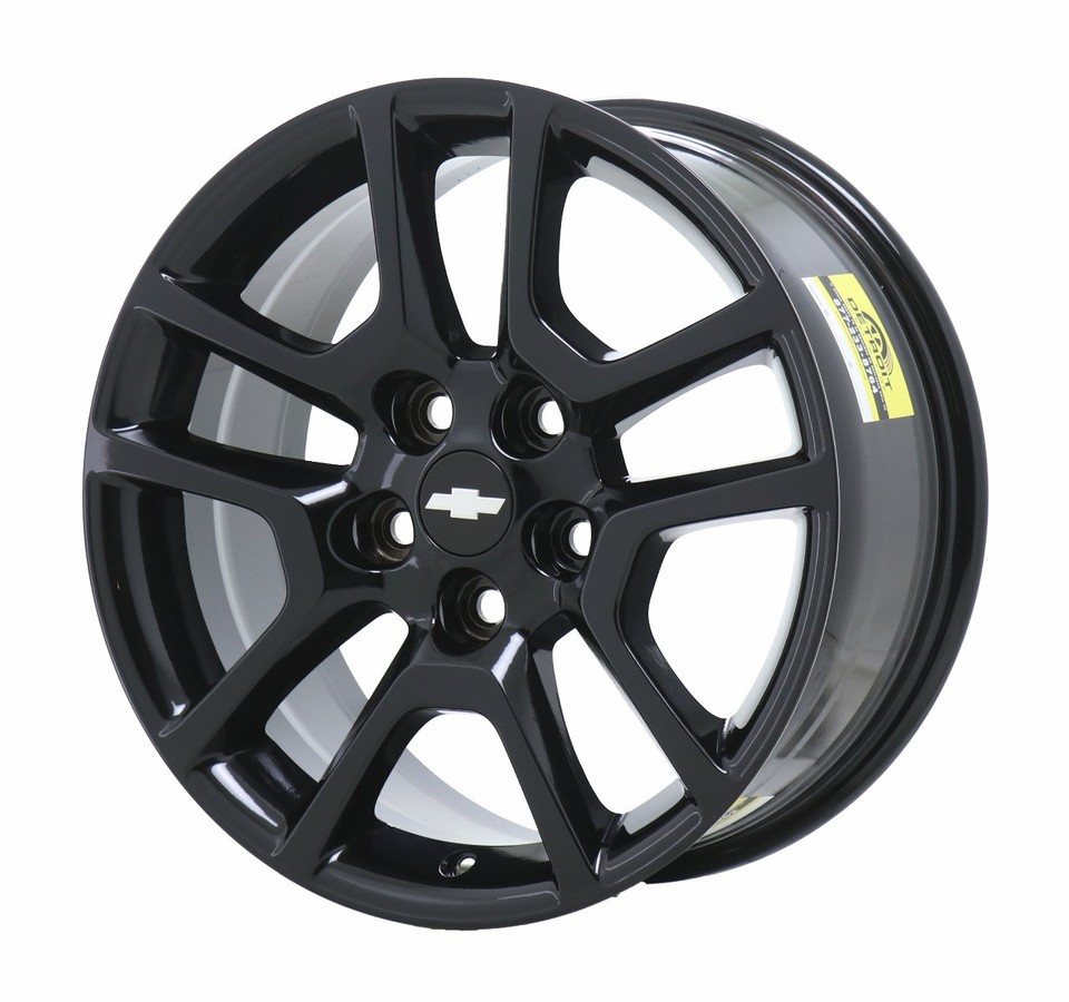 17" CHEVROLET MALIBU GLOSS BLACK WHEELS RIMS FACTORY OEM 5559 2013-2015 ...
