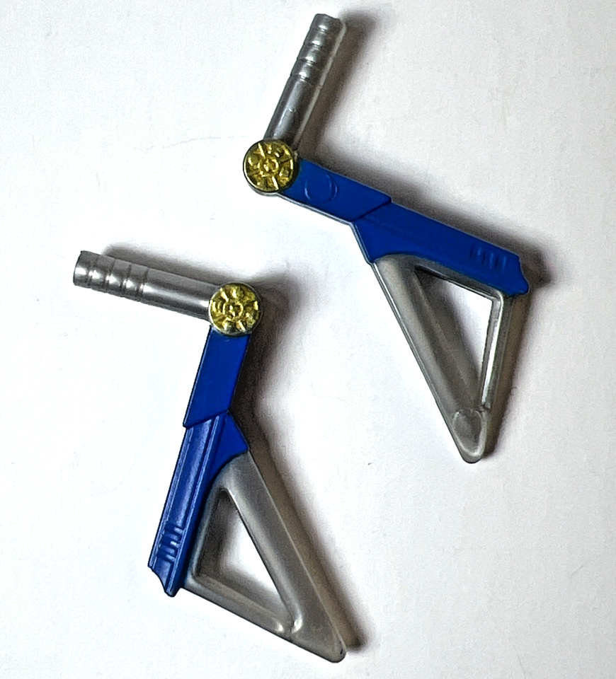 Power Rangers Lightning Collection Zeo Blue Tonfas Weapon Set | eBay