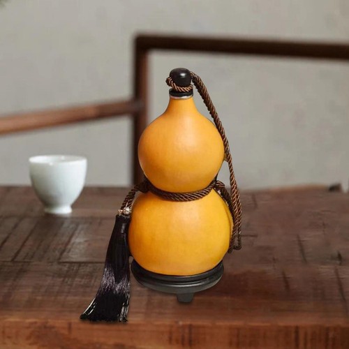 Gourd Hip with Base with Tassel Rope Gourd Bottle Large Capacity Jug ...