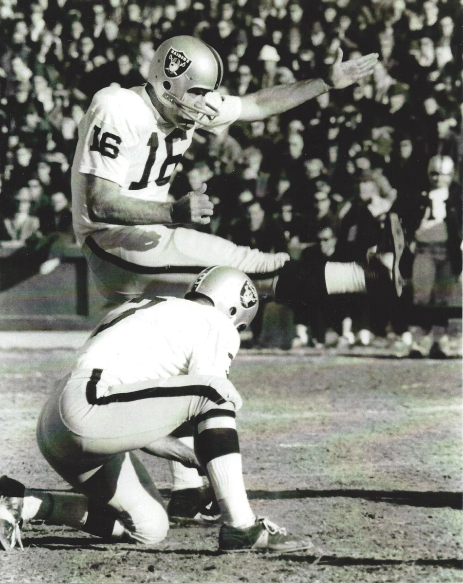 George Blanda Kicking