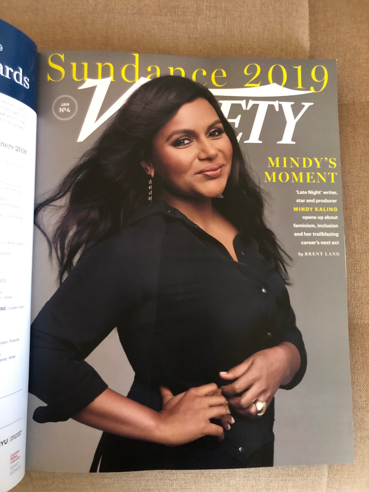 Variety Magazine 1-24-2019 - Byron Allen - Mindy Kaling - Jonah Hill - Ruth RBG | eBay