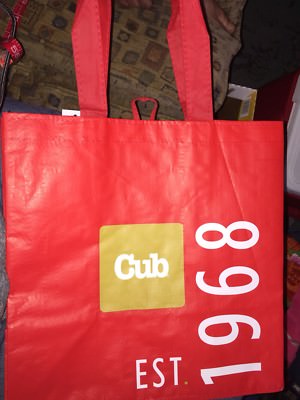 1968 Shopping Bag Cub Foods Sturdy Large Birthday Anniversary Grocery ...