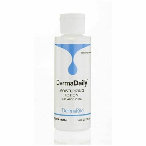 DermaRite Dermadaily Moisturizing Lotion With Aloe Vera 4oz Bottle for ...