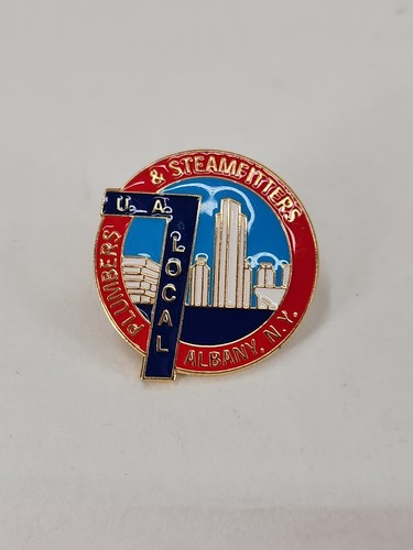 UA Union Pins Plumbers/Steamfitters Local 7 Albany NY | eBay