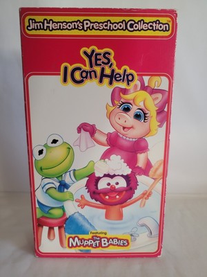 Jim Hensons Preschool Collection The Muppet Babies Yes I Can Help VHS ...