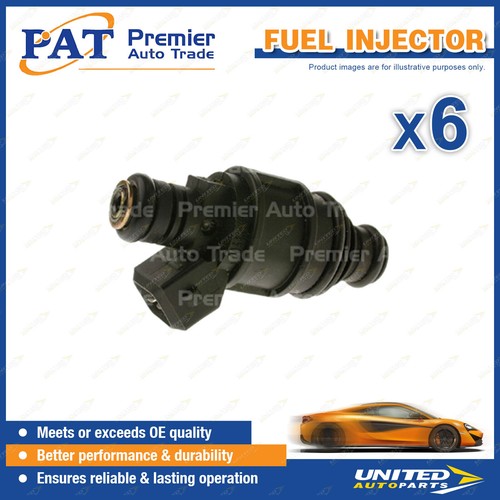 6 x PAT Fuel Injectors for Land Rover Freelander Series 1 2.5L KV6 2000 ...