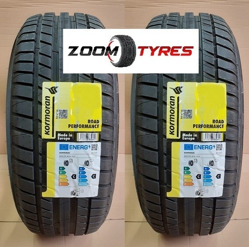 2 x 195 65 15 KORMORAN ROAD PERFORMANCE 91H MADE BY MICHELIN TYRES ...