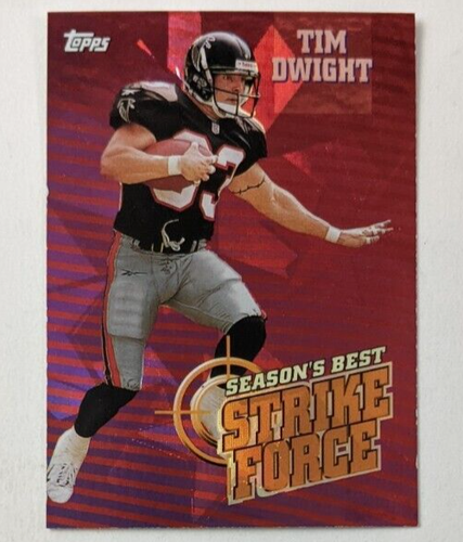 Tim Dwight 1999 Topps Season's Best SB25 Football Card Falcons Insert ...
