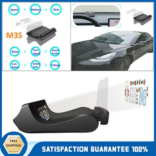 HUD Head Up Display OBD2 & GPS Windscreen Speedometer Fit For Tesla ...