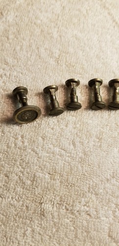 Set Of 5 Vintage Antique Superior Warranted Hand Saw Button Medallions ...