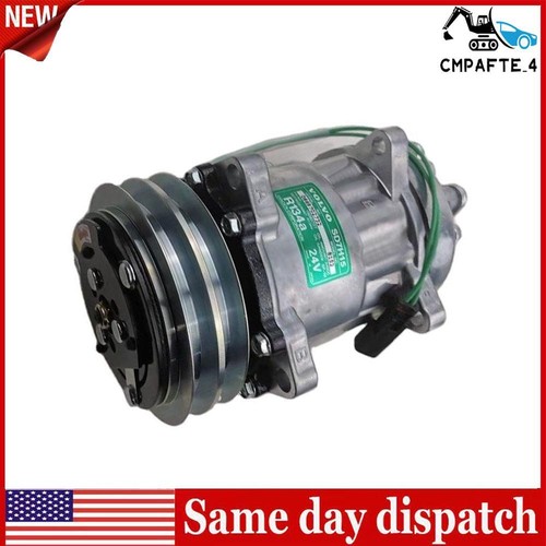 24V SD7H15 A/C Compressor For Volvo Excavator EC210B EC210D 15082742 ...