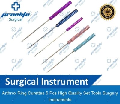 Arthrex Ring Curettes 5 Pcs High Quality Set Tools Surgery instruments ...