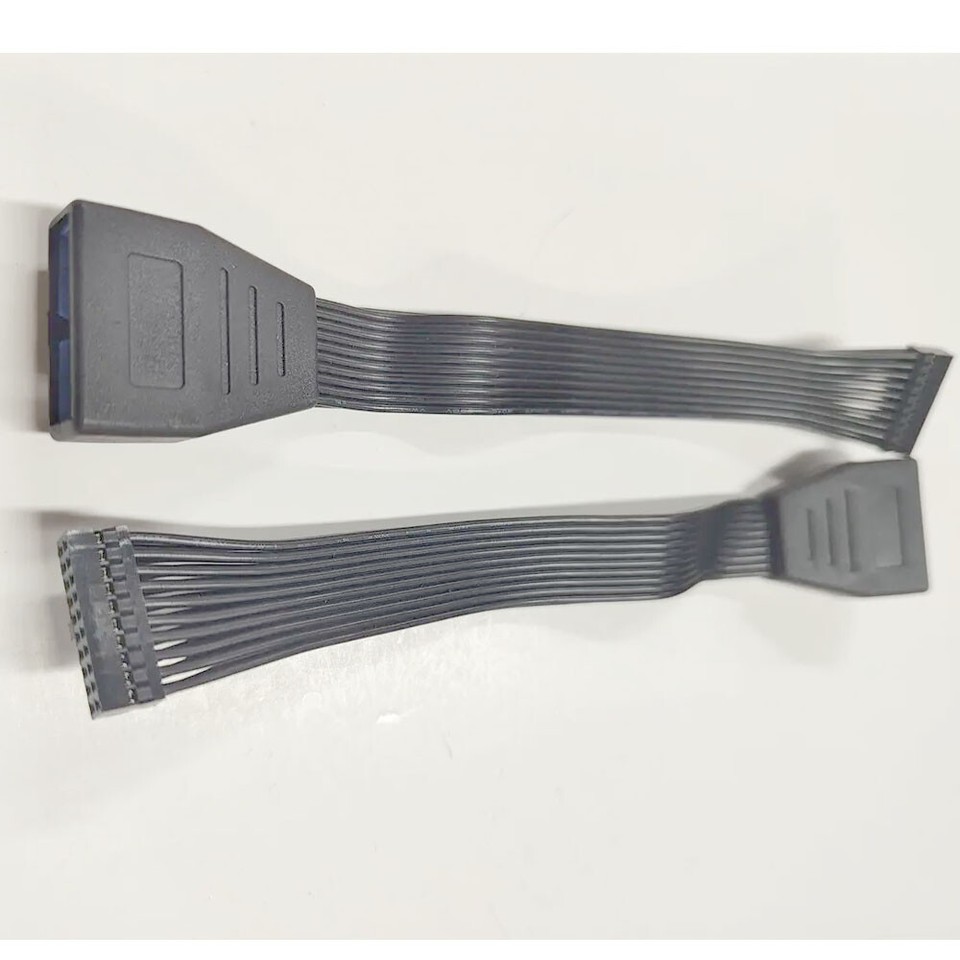 2pc Motherboard USB 3.0 19Pin 20Pin Pcie Header Extension Ribbon Cable ...