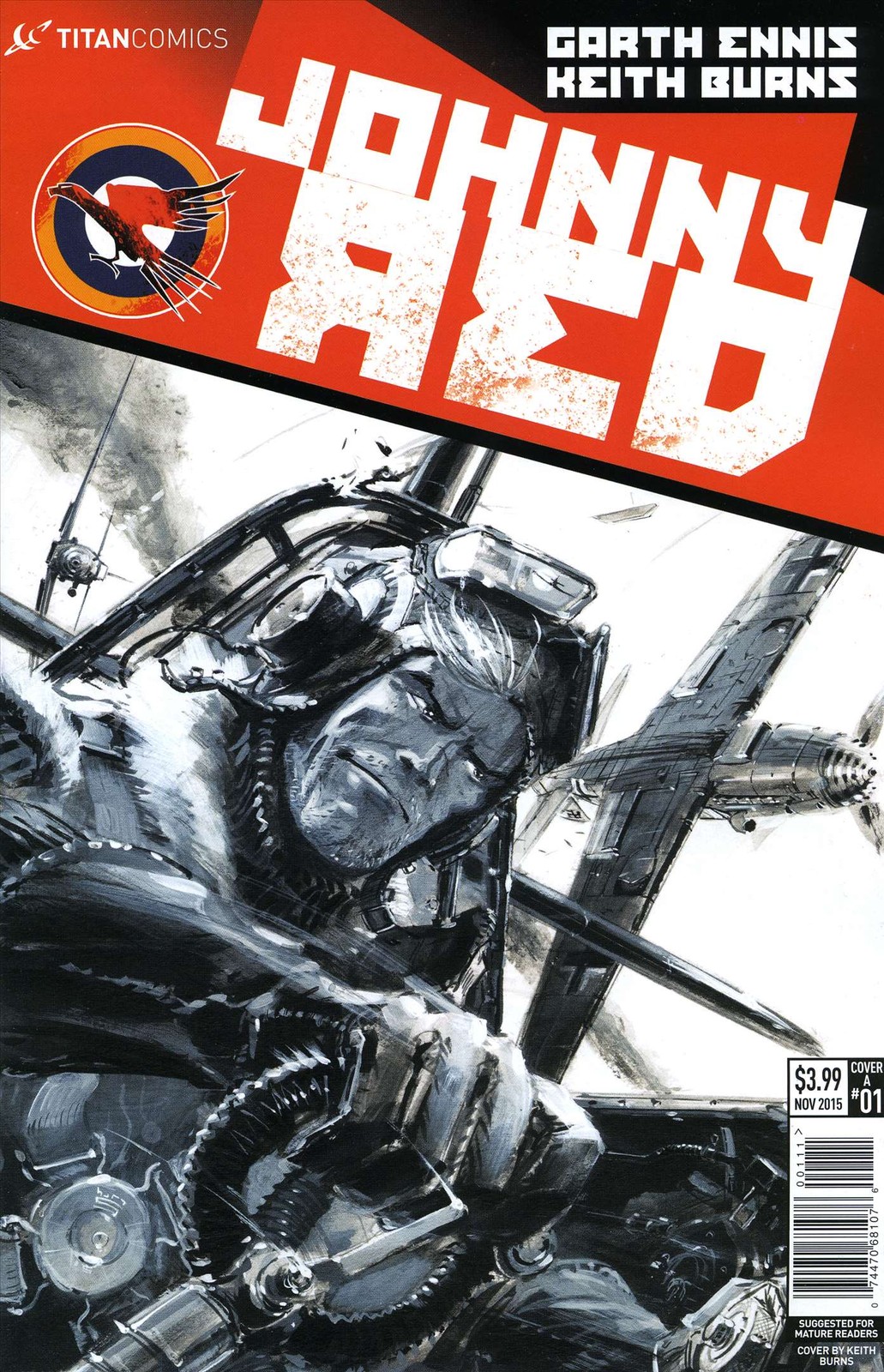 Johnny Red (2nd Series) #1A VF/NM; Titan | Garth Ennis - w/Bag+Board ...