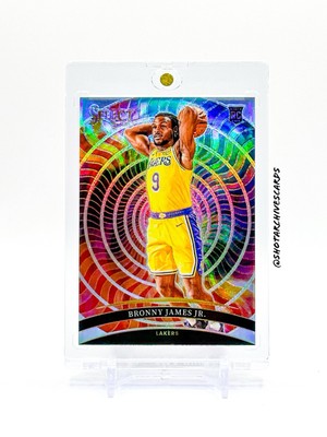 2024-25 Panini Select Bronny James Jr Color Wheel Prizm SSP Lakers ...