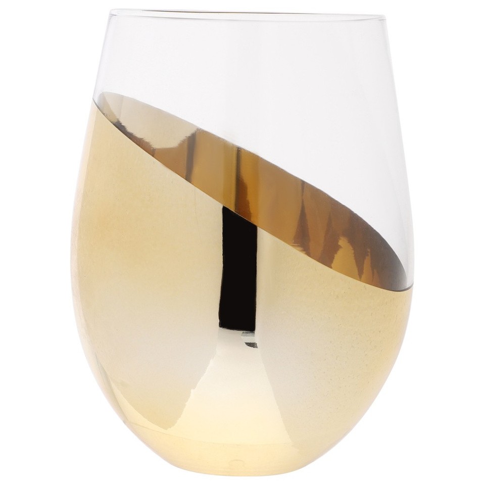 Drinking Cup Modern Stemless Glass Clear Party Cups Tumbler Glasses ...