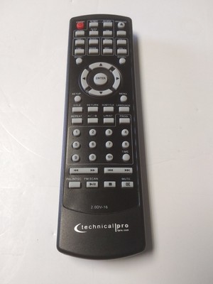 Original Technical Pro REMOTE CONTROL for DV4000 & DV10K | eBay