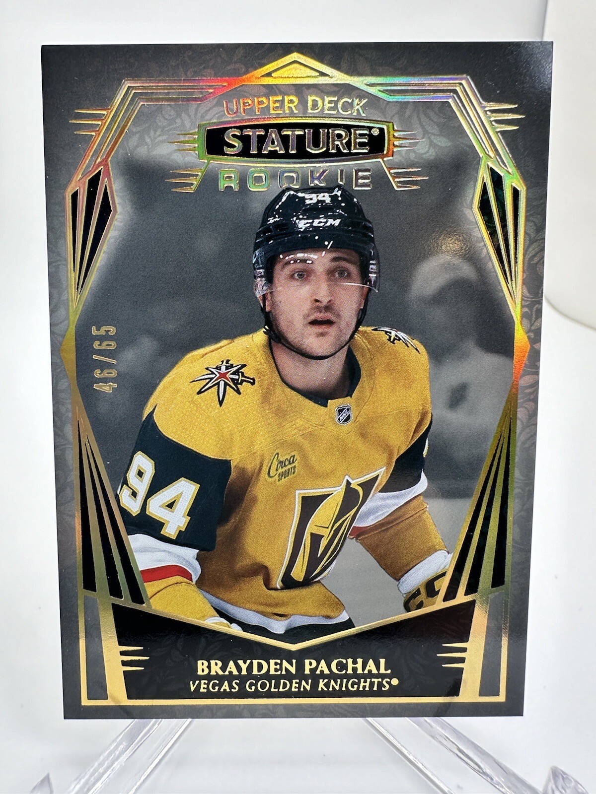 2022-23 UPPER DECK STATURE DESIGN VARIATION ROOKIE #190 BRAYDEN PACHAL /65 | eBay