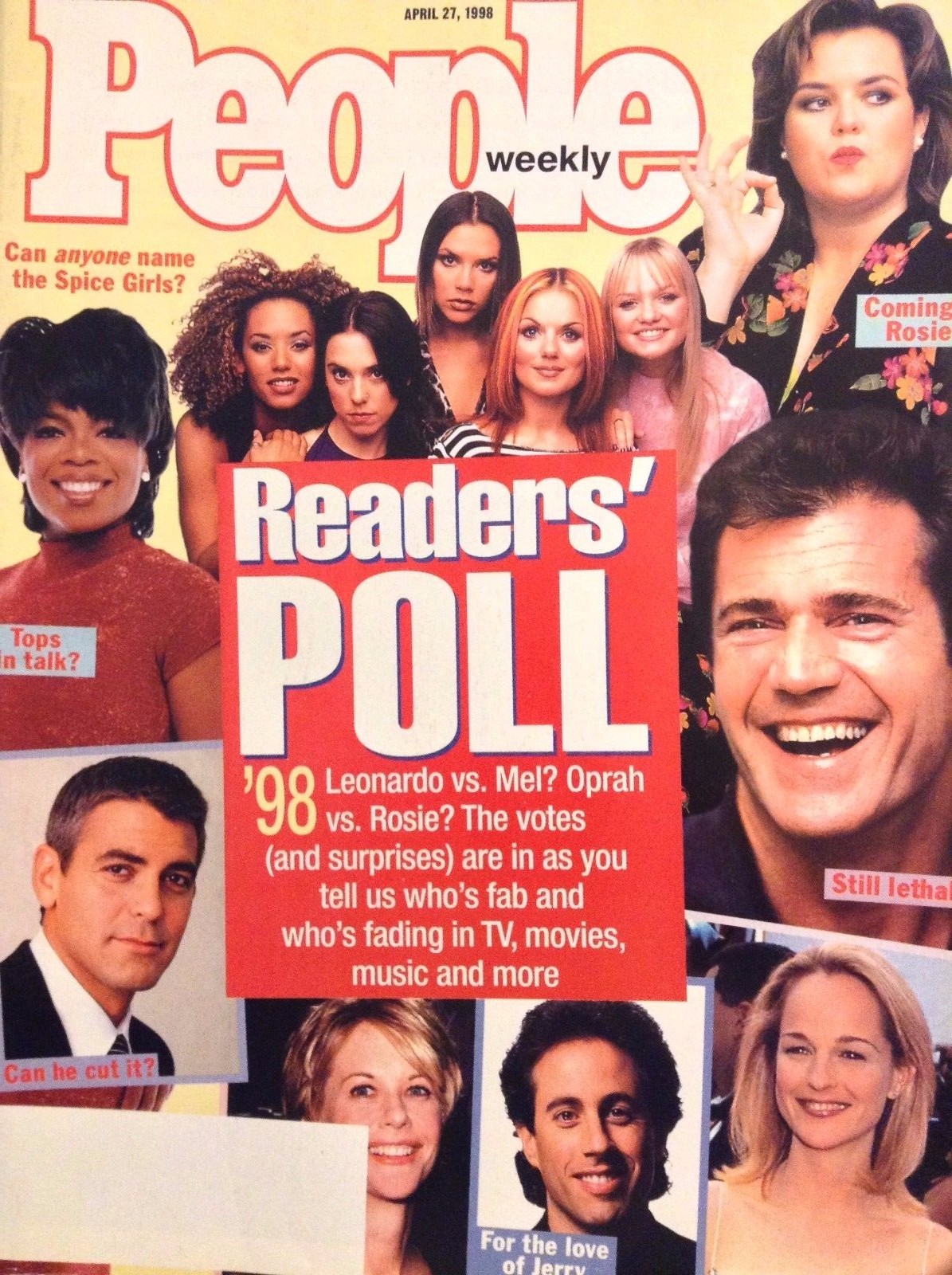 People Magazine Mel Gibson Oprah Winfrey April 27, 1998 110417nonrh | eBay