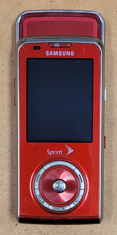Samsung Highnote SPH-M630 - Red (Sprint) Super Rare MP3 Slider Phone w ...