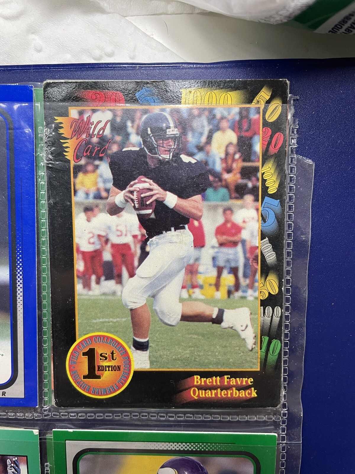 BRETT FAVRE ROOKIE CARD Wild NFL 1st RC Football 1991 Packers Farve | eBay