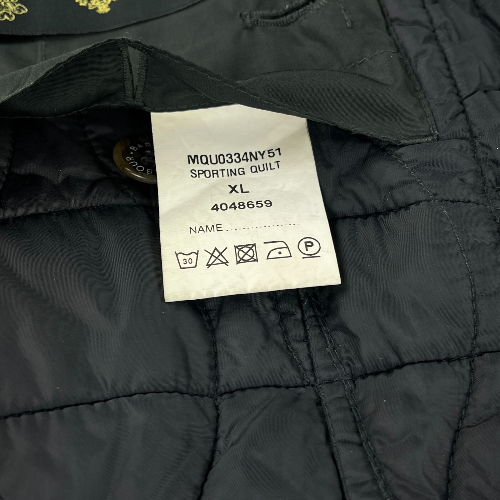 Barbour Beacon Sporting Quilt Jacket Mens XL Blue Mil… - Gem