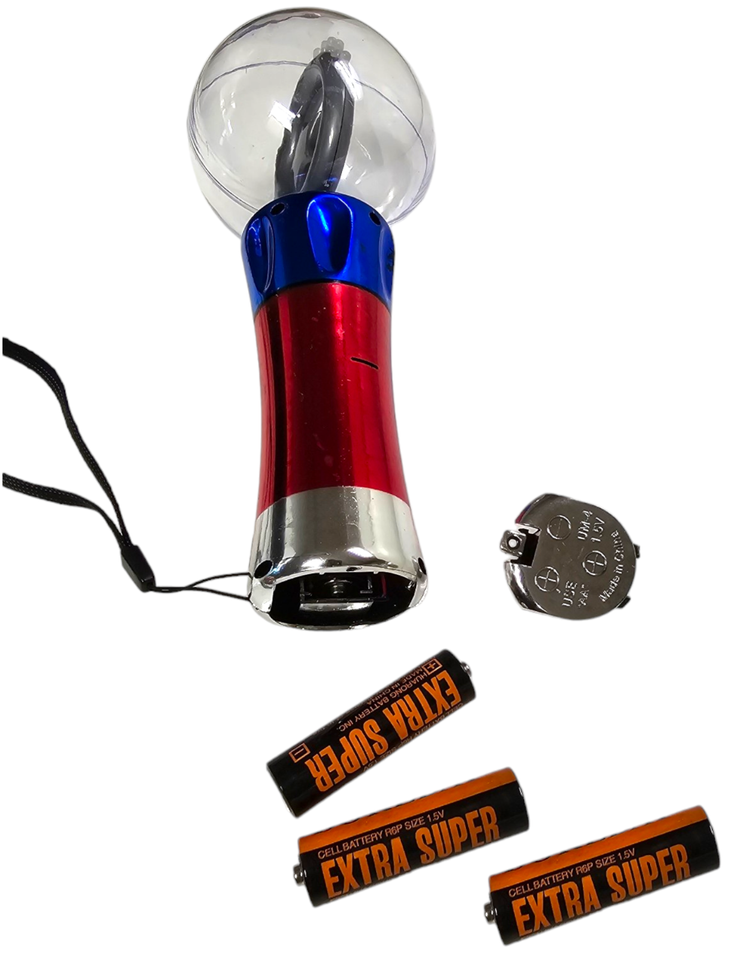 Light-Up Star Magic Spinning Ball Flashing Toy Wand (7.5") Colorful ...