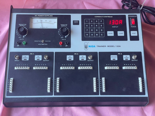 NIDA Trainer Model 130A Student Console Trainer AC DC Digital Analog ...