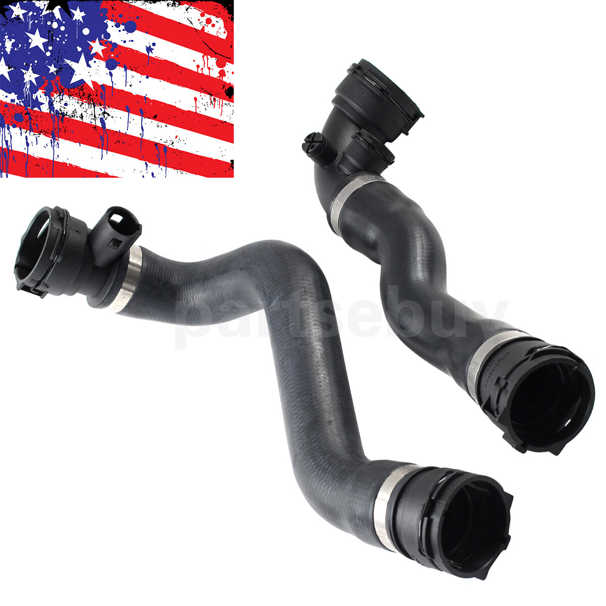 New Radiator Hoses Set of 2 Upper for 323 325 328 330 E46 3 Series E90 ...