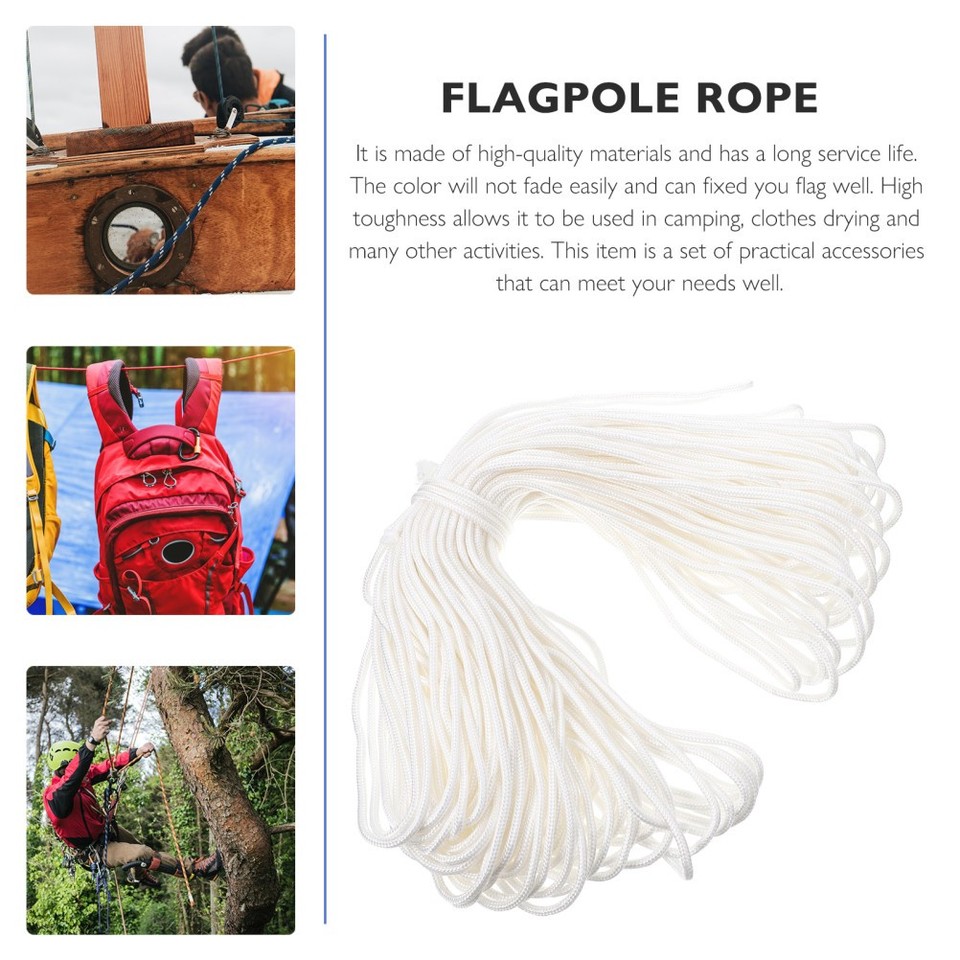 1Pc Multi-functional Braided Cotton Rope Clothesline Clothes Drying ...