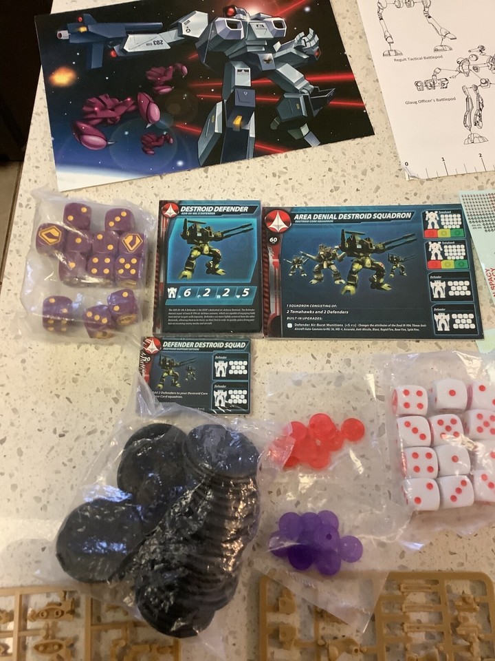 robotech rpg tactics- tactical battlegame - AS IS-not sure if complete ...