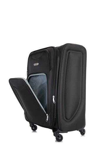 Großer Koffer & mittlere Kabine 4 Räder Gepäck Reisekoffer leicht weich ...