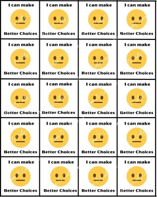 Printable Red And Green Choices