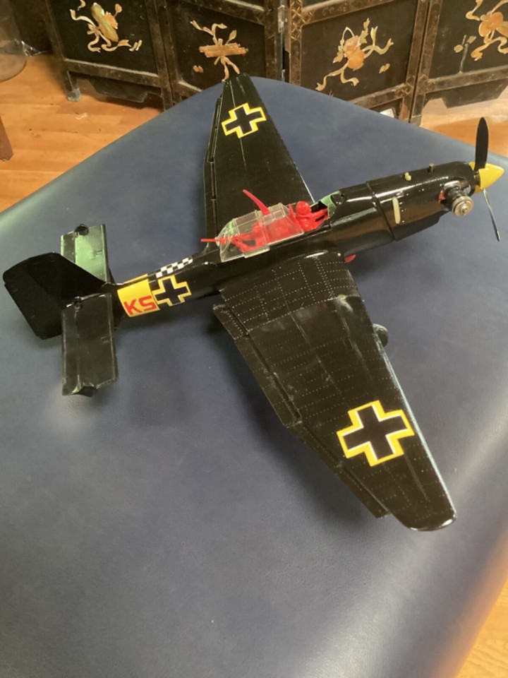 VINTAGE STUKA COX GAS POWERED AIRPLANE THIMBLE DRONE JU-87 | eBay