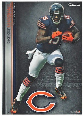 BRANDON MARSHALL FATHEAD TRADEABLES UFC KNIGHTS CHICAGO BEARS STICKER ...