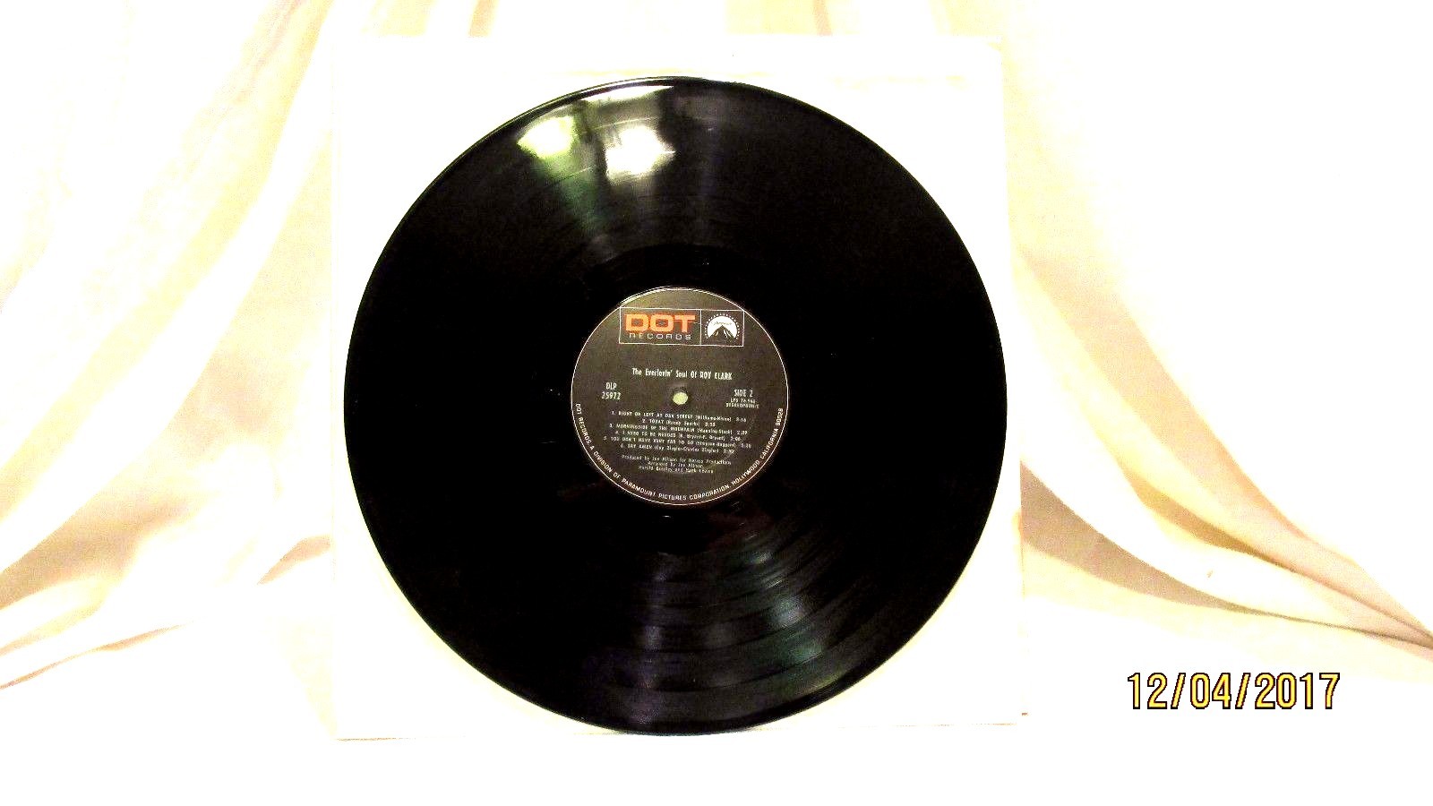 1969 Roy Clark The Everlovin Soul of Roy Clark Vinyl LP 33 Dot Records ...