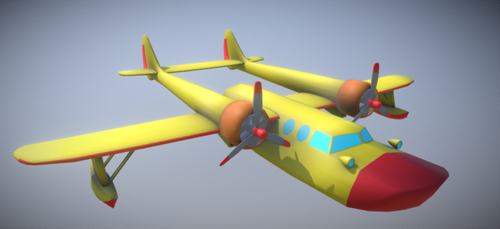 CONWING L-16 "SEA DUCK" TaleSpin Airplane Desktop Wood Model Replica ...