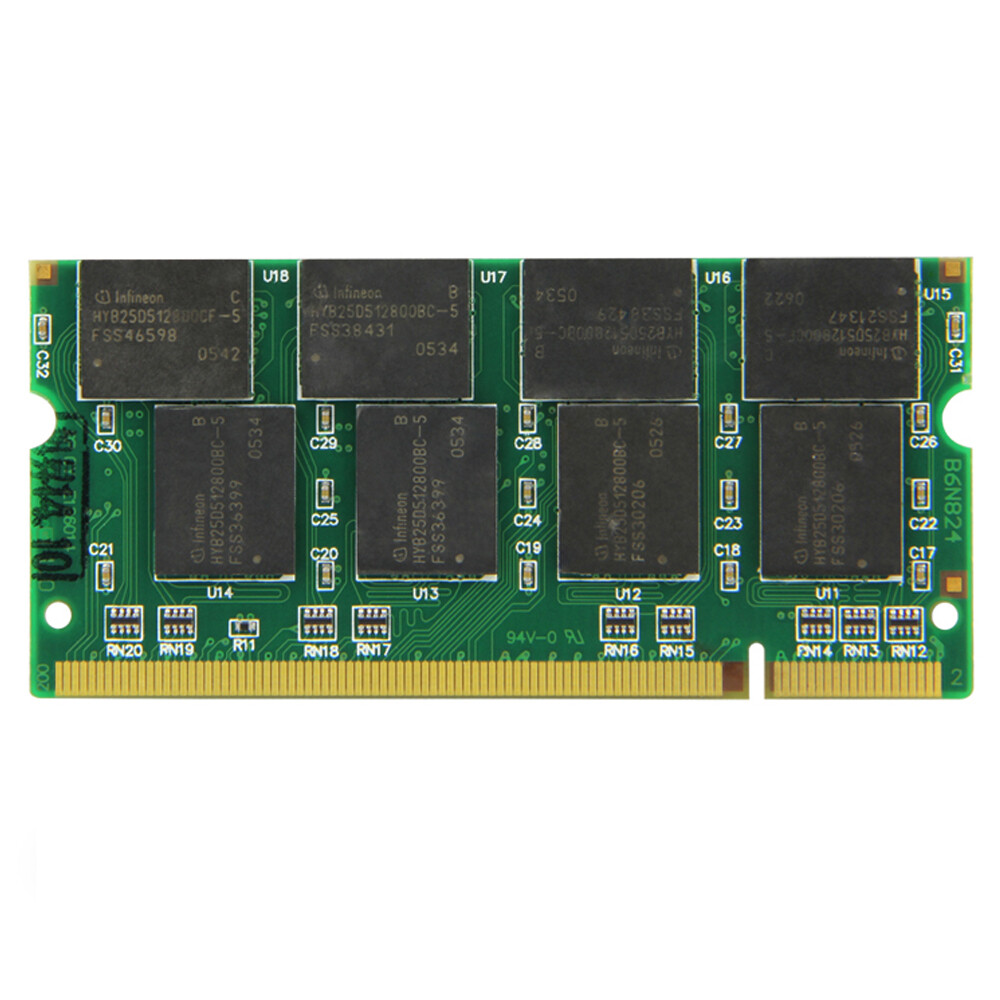 Laptop Memory Ram SO-DIMM PC2700 DDR 333 MHz 200PIN 1GB / DDR1 DDR333 ...