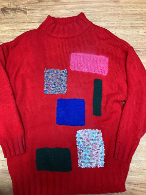oversized vintage retro sweater Limited Express 1987 Collection size S ...