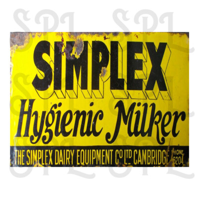 Simplex Retro Replica style metal tin sign/plaque HOME Decor | eBay UK