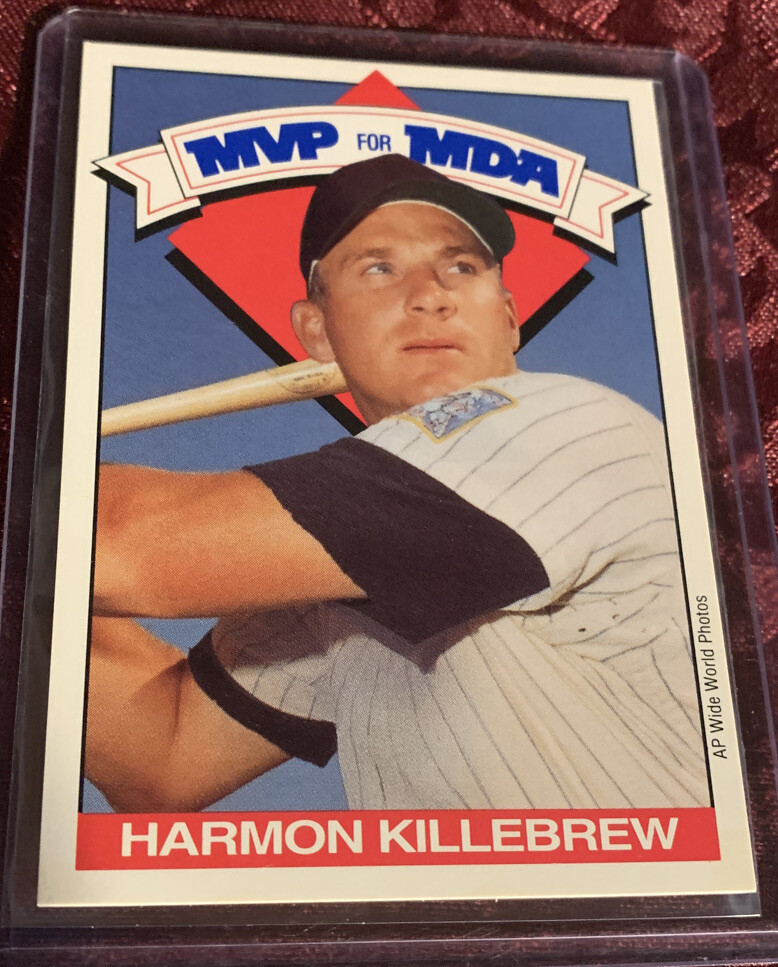 Harmon Killebrew 1992 MLBPA Card MVP for MDA Card # 6 Of 20, Minnesota ...