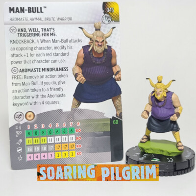 Marvel Heroclix MAN-BULL - 045 SUPER RARE Studios Next Phase Set | eBay