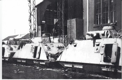 WWII B&W Photo German Armored Train Panzer Turrets WW2 World War Two ...