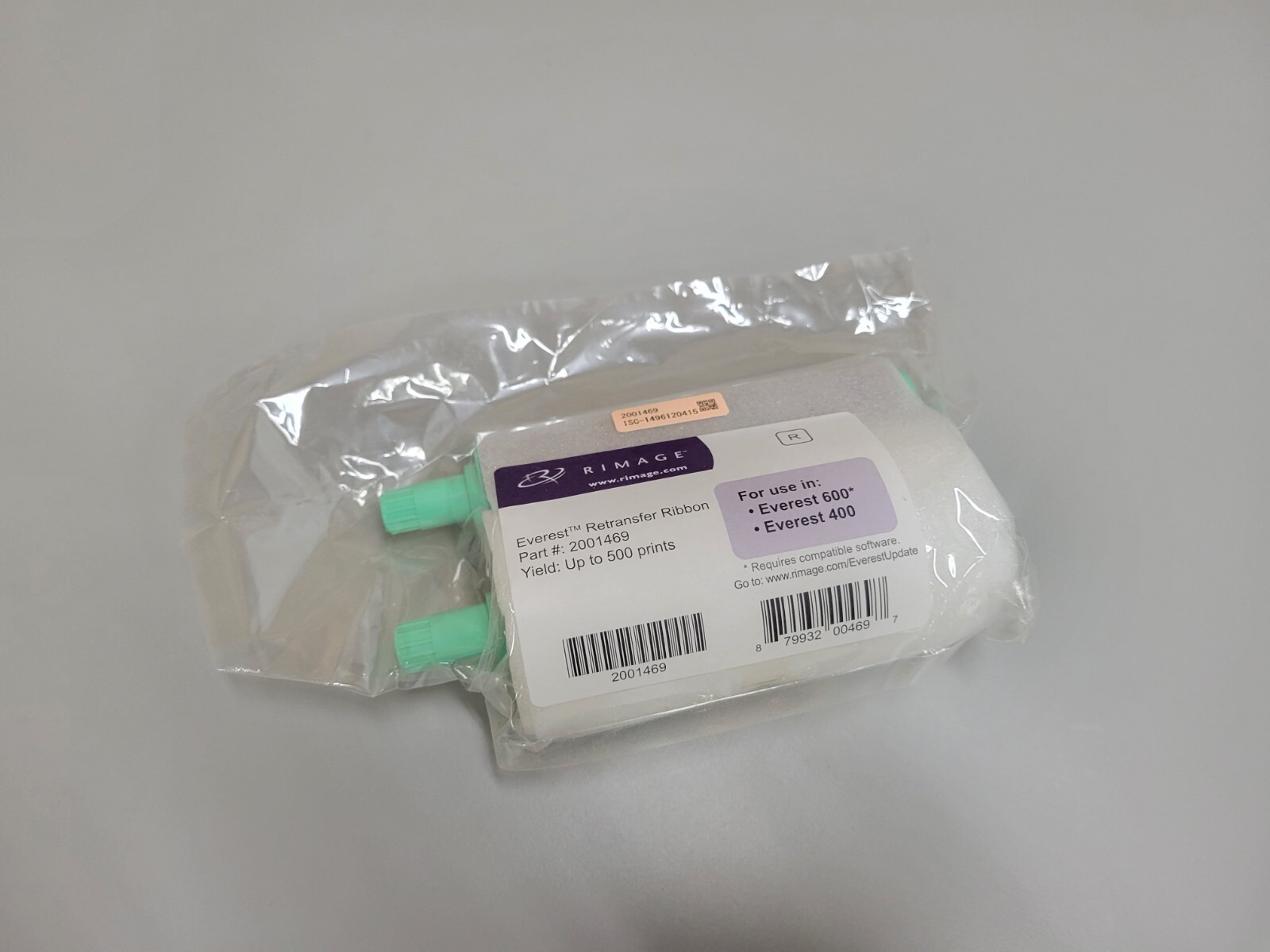 Rimage 2001469 Retransfer Ribbon for Everest 600/400 - Clear for sale ...