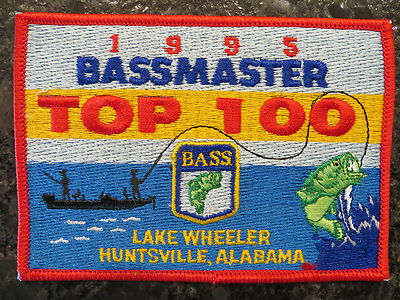 Rare Vintage Bassmaster Tournament Patch 1995 Alabama Top 100 | eBay