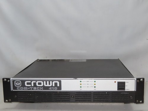 Crown Amplifer Com-Tech 410 2-Channel Power Amp | eBay
