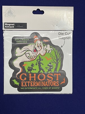 2024 Disney Parks Halloween Ghost Exterminators Mickey & Friends Magnet ...