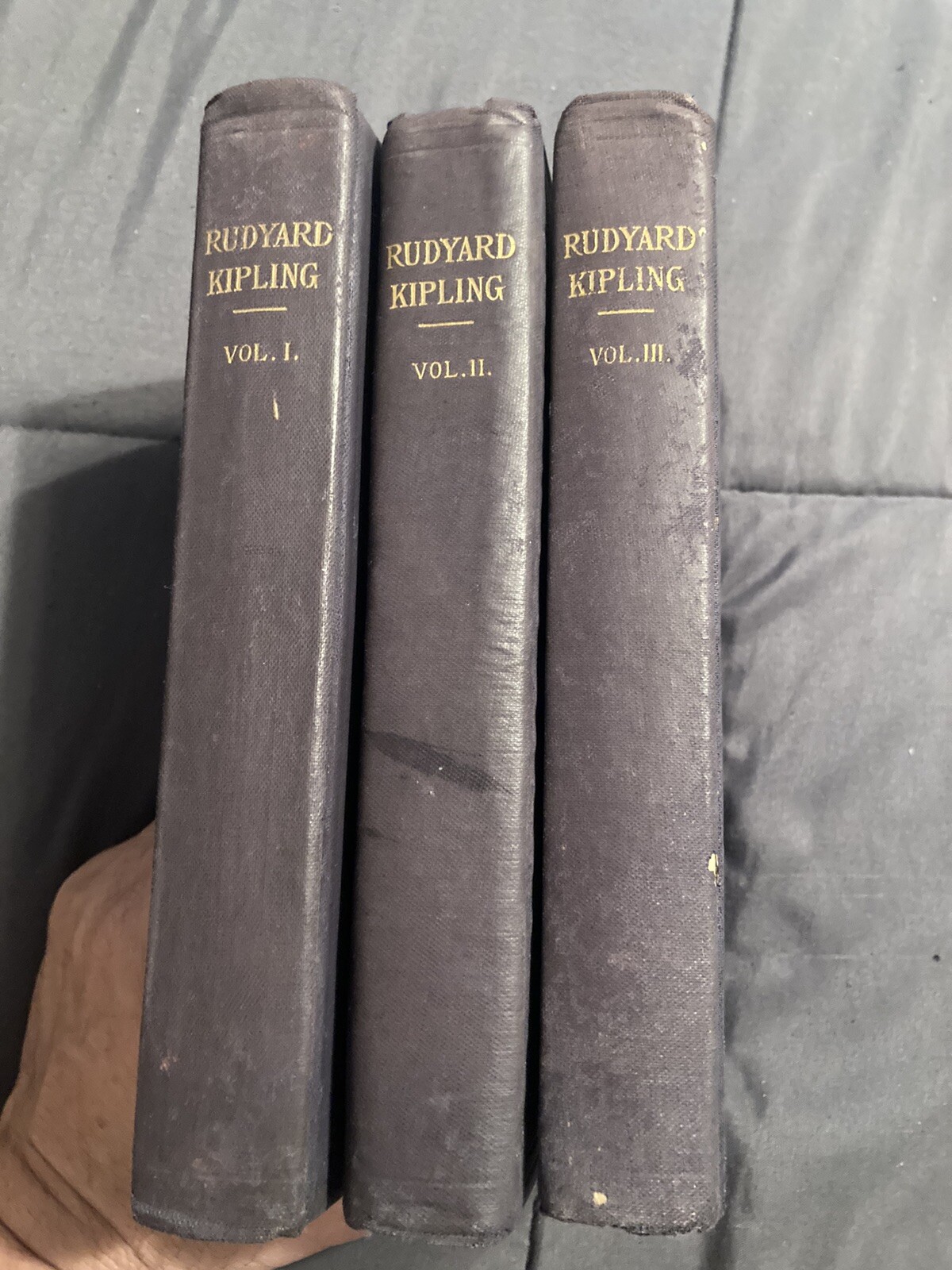 Antique Rudyard Kipling Books Set Of 3 Selected Works P F Collier | eBay